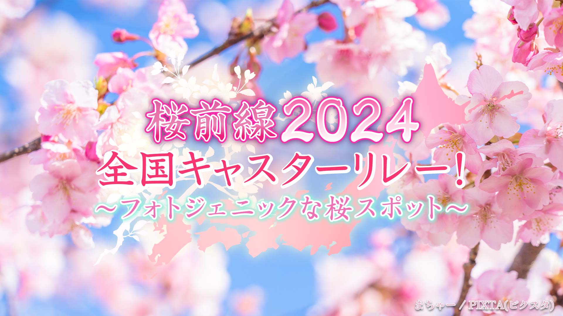 桜前線2024全国キャスターリレー！～フォトジェニックな桜スポット～ | ネットでBS見逃し配信・レンタル・見放題プラン | BS11+(BS11プラス)